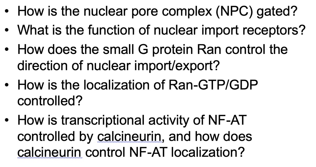 how is the nuclear pore complex npc gated what is the function of ...