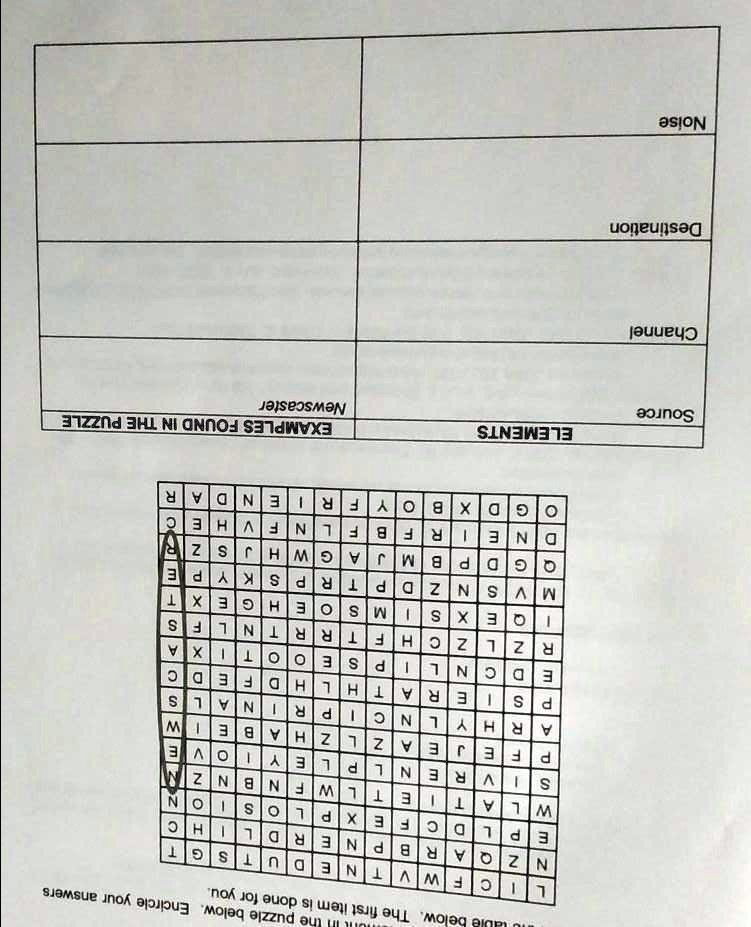 Element Word Search Help