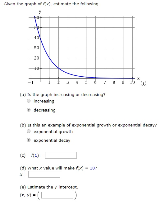 SOLVED:Given the graph of f(x)_ estimate the following (a) Is the graph ...