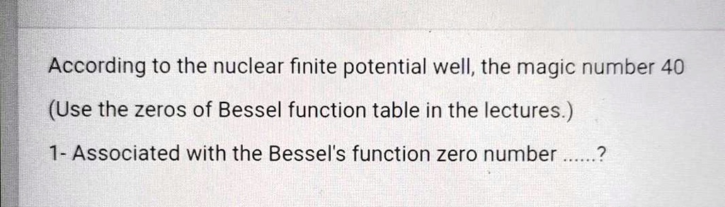 Table Of Bessel Function Zeros - Infoupdate.org
