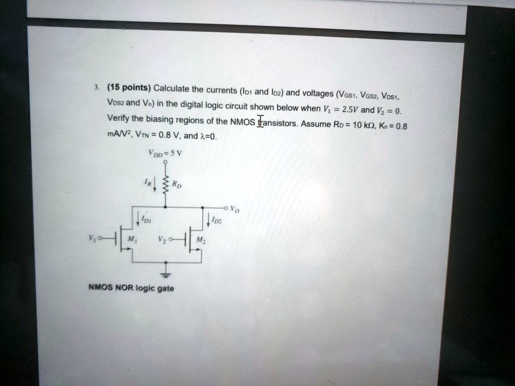 3.15 points: Calculate the currents loi and loz and voltages Vcs, Vs2 ...