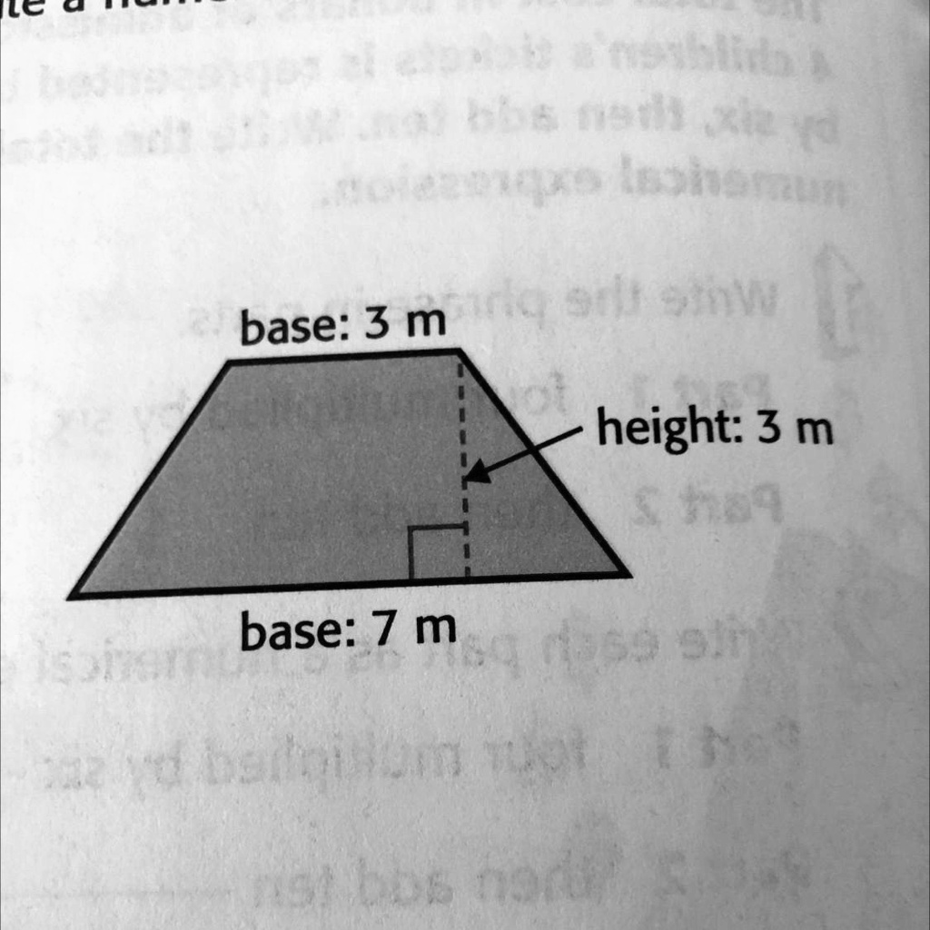base: 3 m base: 7 m height: 3 m