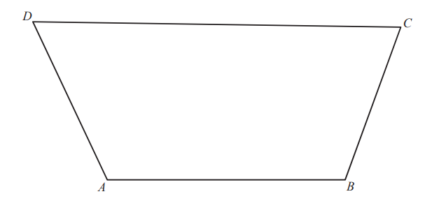 SOLVED: The diagram shows the plan, ABCD, of a park. The scale is 1 ...