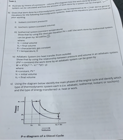 SOLVED: Task 2. system can be calculated and how the amount of work ...