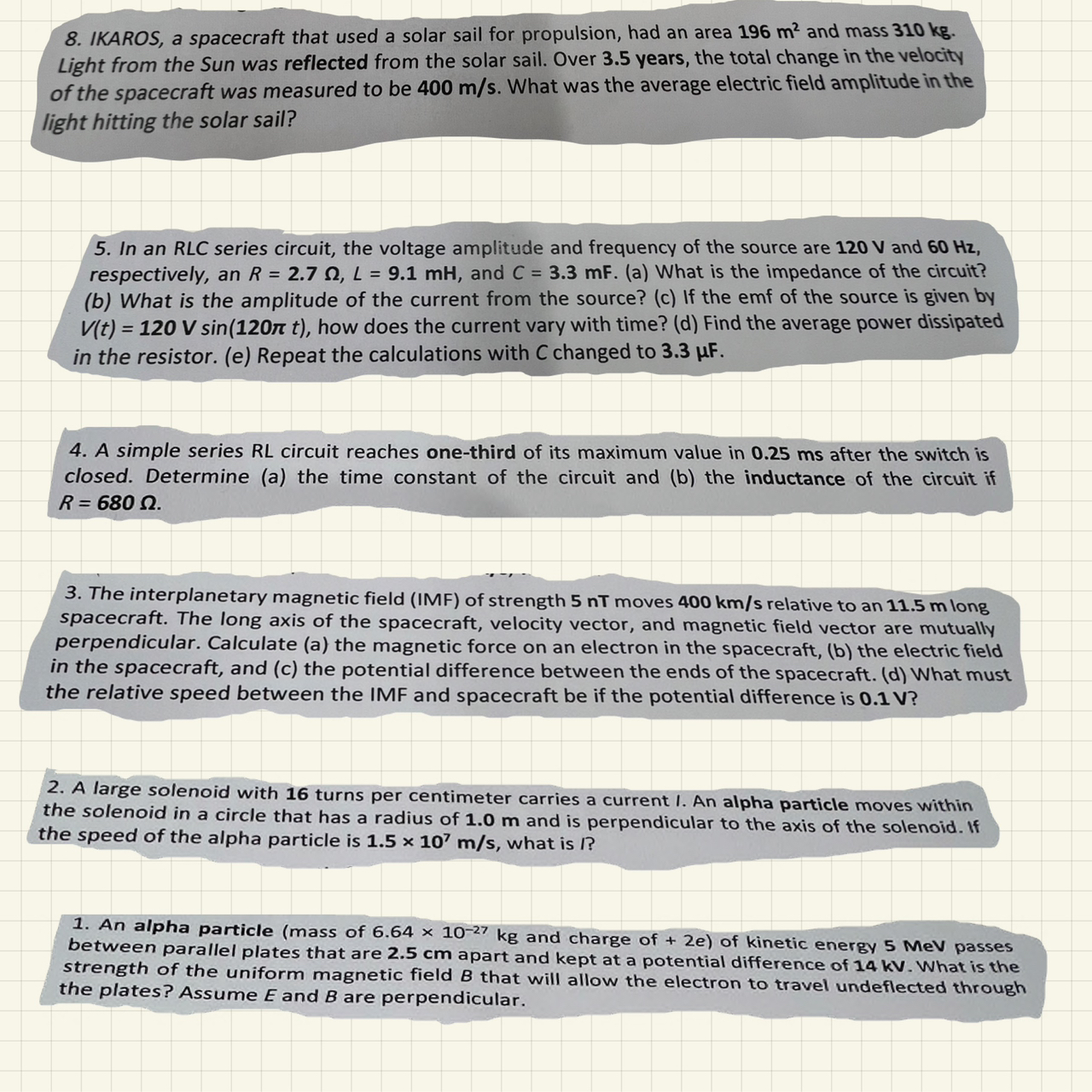 [GET ANSWER] 8. IKAROS, a spacecraft that used a solar sail for ...