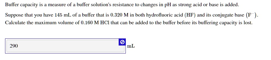 buffer capacity is measure of a buffer solutions resistance to changes ...