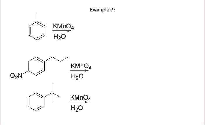 SOLVED: Example 7: KMnO4 H2O KMnO4 H2O KMnO4 H2O SOLVED: Example 7: KMnO4 H2O KMnO4 H2O KMnO4 H2O