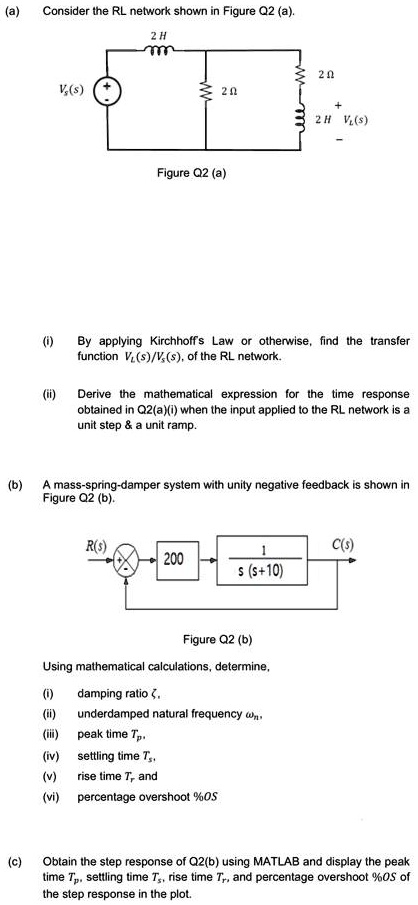 SOLVED: Consider the RL network shown in Figure 02 (a). By applying ...