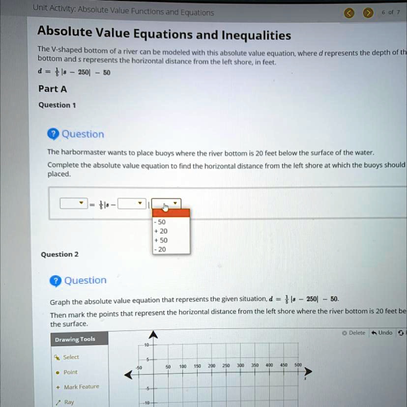Unit Activity: Absolute Value Functions and Equations Absolute Value ...