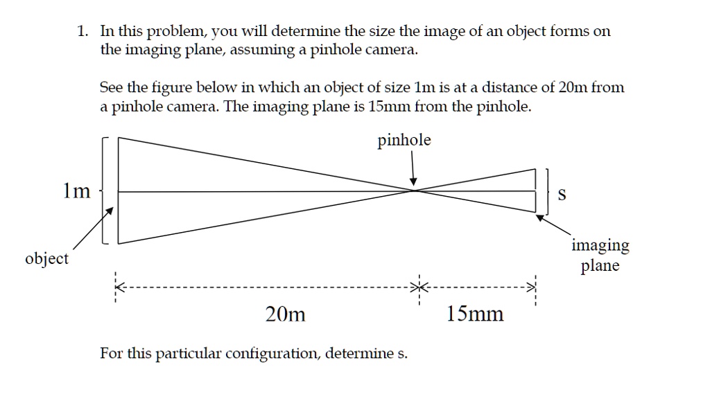1. In this problem, you will determine the size the image of an object ...