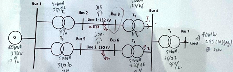 SOLVED: Figure below shows the single line diagram of a 3-phase ...