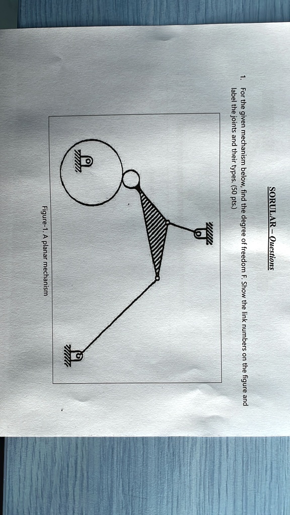 sorular questions 1 for the given mechanism below find the degree of ...