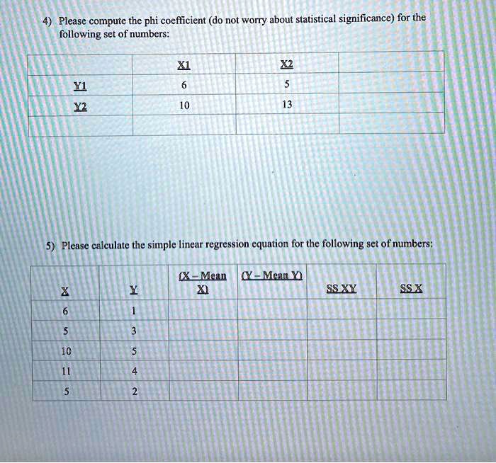 SOLVED: Please compute the phi coefficient (do not worry about ...
