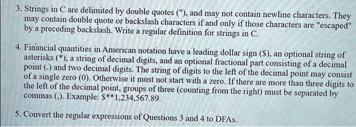 Solved Strings In € Are Delimited By Double Quotes And May Not Contain Newline Characters