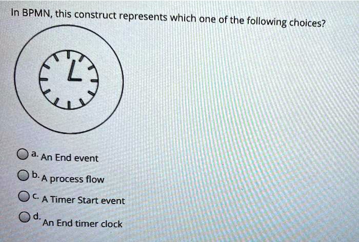 In BPMN, this construct represents which one of the following choices ...