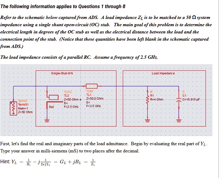 SOLVED: The following information applies to Questions 1 through 8. Refer to the schematic below ...