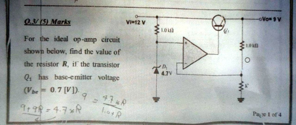 SOLVED: Voz 9V 0X(S) Mark Vi-iz V
