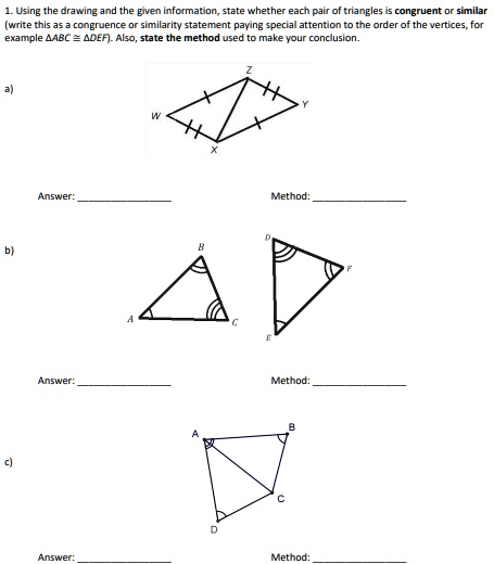 Triangles Worksheet Grade 9