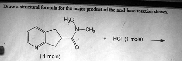 SOLVED: Draw a structural formula for the major product of the acid ...