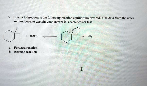 SOLVED: In which direction is the following reaction equilibrium ...