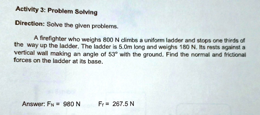 Activity 3: Problem Solving Direction: Solve the given problems. A ...