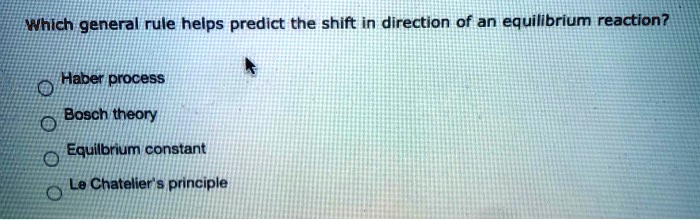 which general rule helps predict the shift in direction of an ...