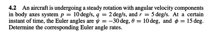 SOLVED: 4.2 An aircraft is undergoing a steady rotation with angular ...