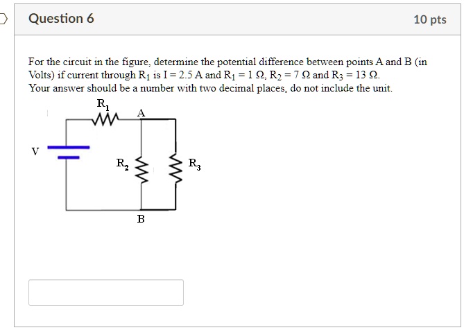 SOLVED: Question 6 10 pts For the circuit in the figure, determine the ... SOLVED: Question 6 10 pts For the circuit in the figure, determine the ...