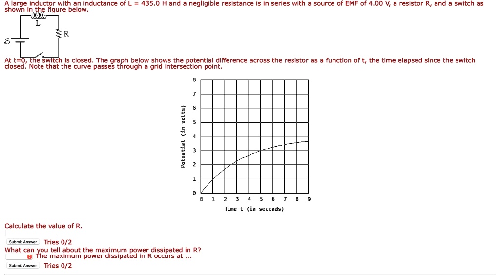 large inductor wlth an inductance of l 4350 hand negllgible resistance ...