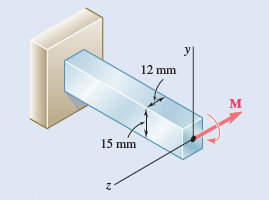 14 a bar of rectangular cross section made of a steel assumed to be ...