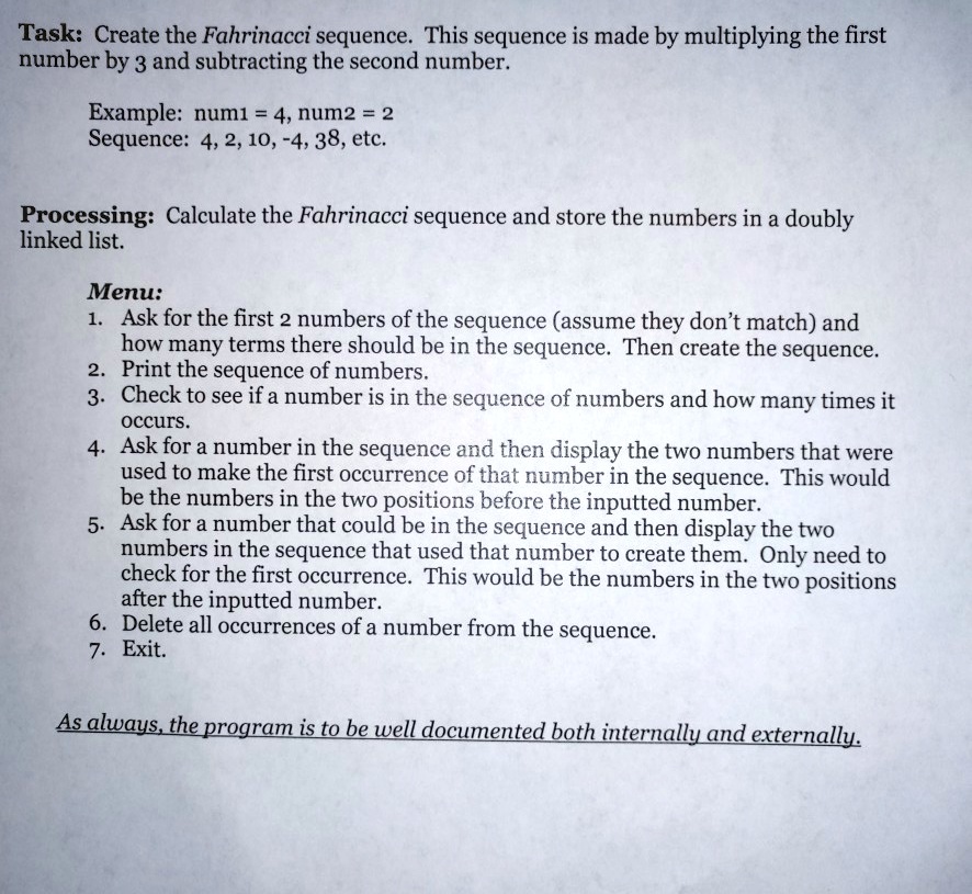 SOLVED: Create a project, header file, implementation file, and a demo file, please, in C++ ...