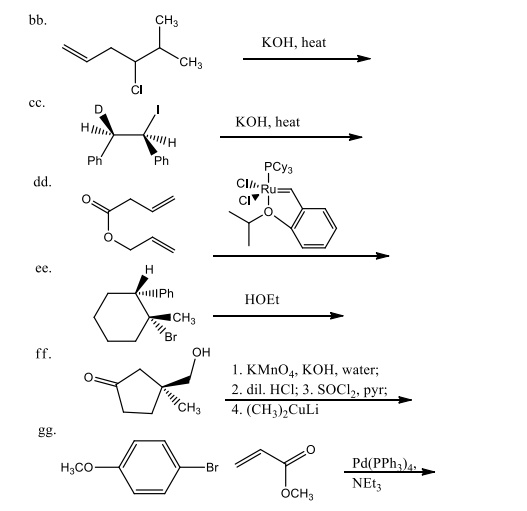 SOLVED: CH3 KOH; heat CH3 KOH, heat HWn PCya dd: SOLVED: CH3 KOH; heat CH3 KOH, heat HWn PCya dd: