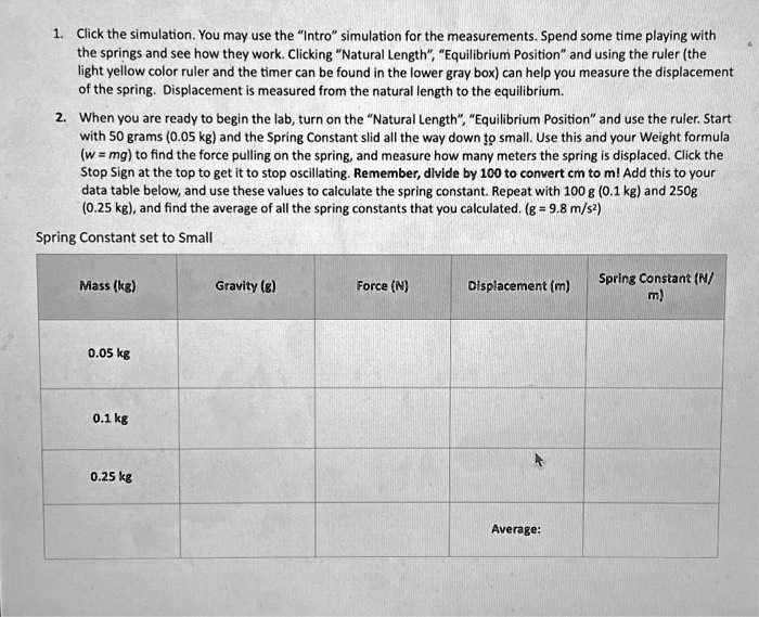 SOLVED: Texts: 1. Click the simulation. You may use the "Intro" simulation for the measurements ...