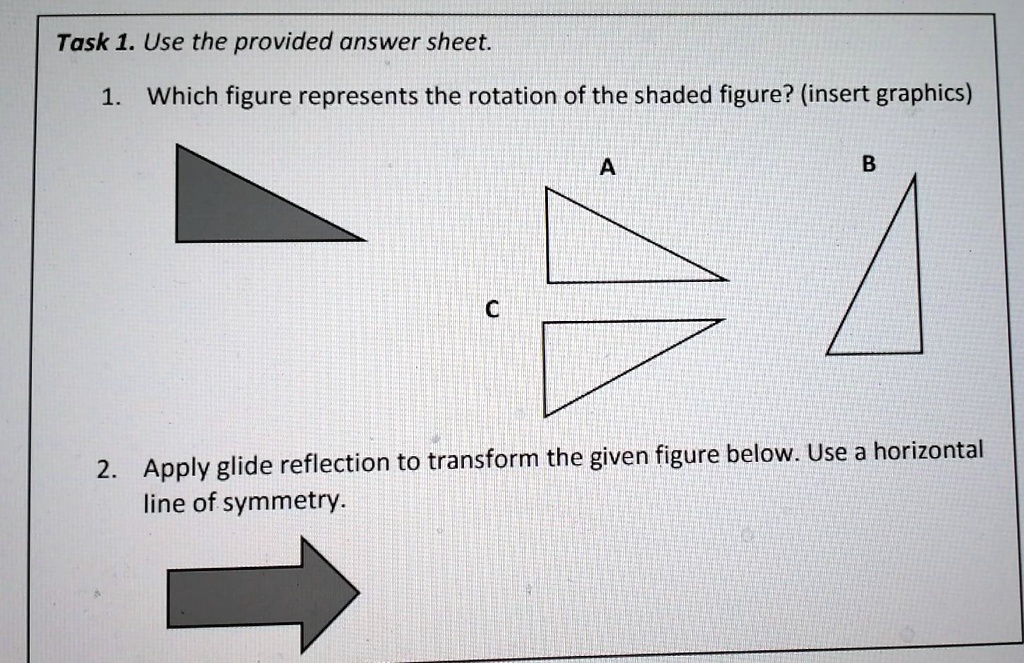 task 1 use the provided answer sheet 1 which figure represents the ...