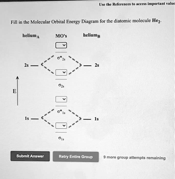 Use the References to access important value Fill in the Molecular ...