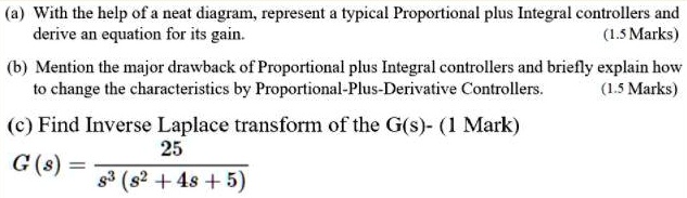 SOLVED: (a) With the help of neat diagram, represent typical ...