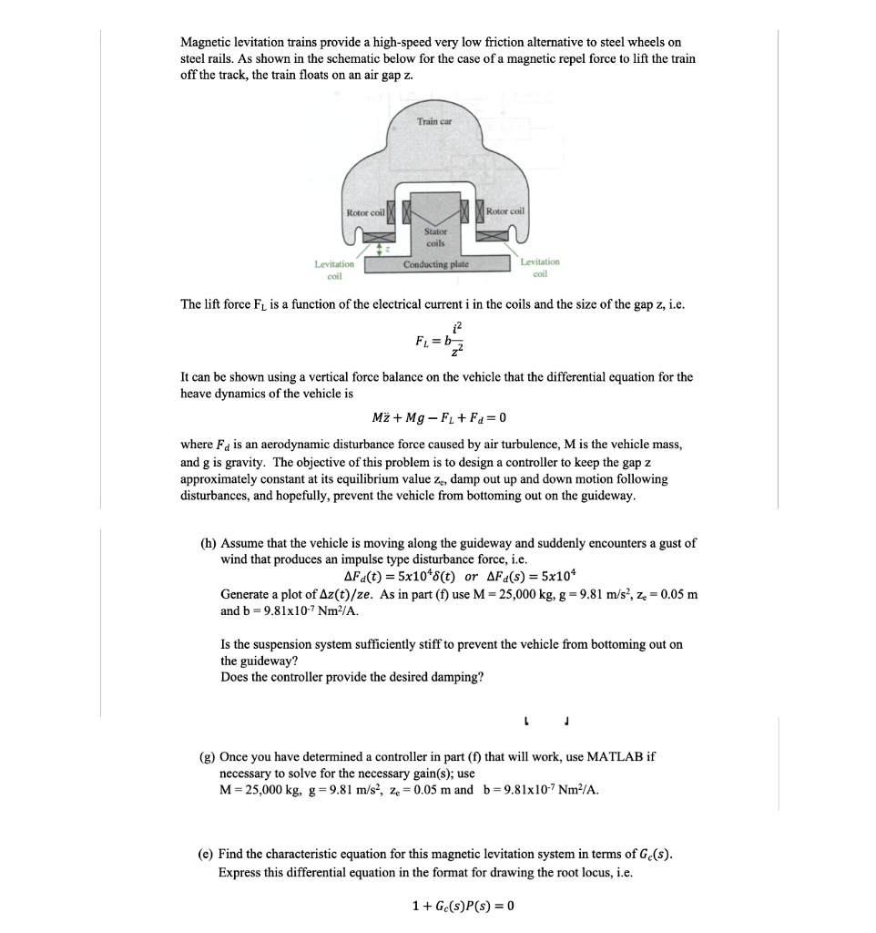magnetic levitation trains provide high speed very low friction ...
