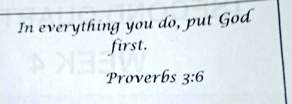 explain the bible verse ything you do pui gjod jn first proverbs 36 46717