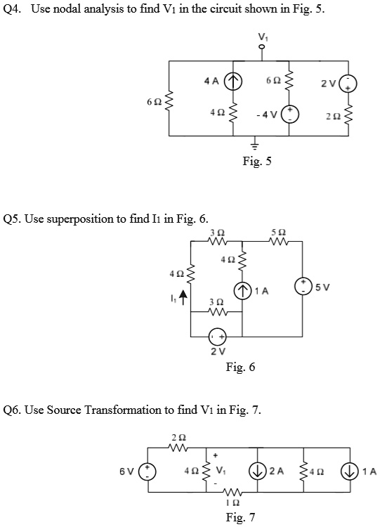 q4use nodal analysis to find v1 in the circuit shown in fig 5 q5use ... q4use nodal analysis to find v1 in the circuit shown in fig 5 q5use ...