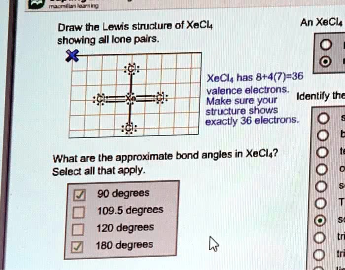 Xecl4 Molecular Geometry