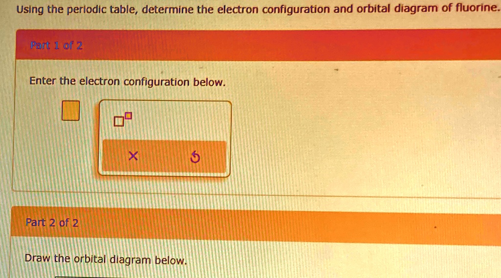 using the periodic table determine the electron configuration and ...