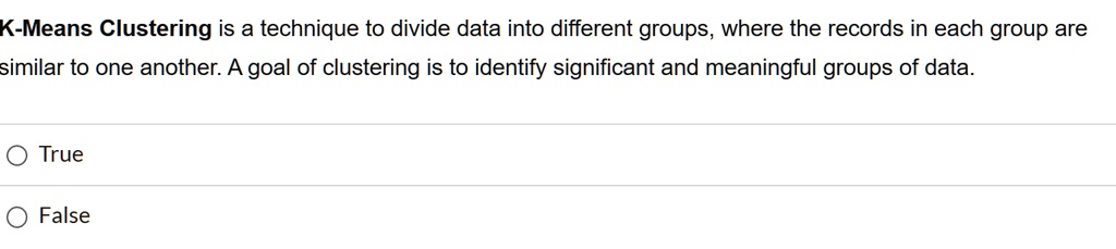 k means clustering is a technique to divide data into different groups ...