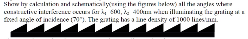 SOLVED: Show by calculation and schematically(using the figures below ...
