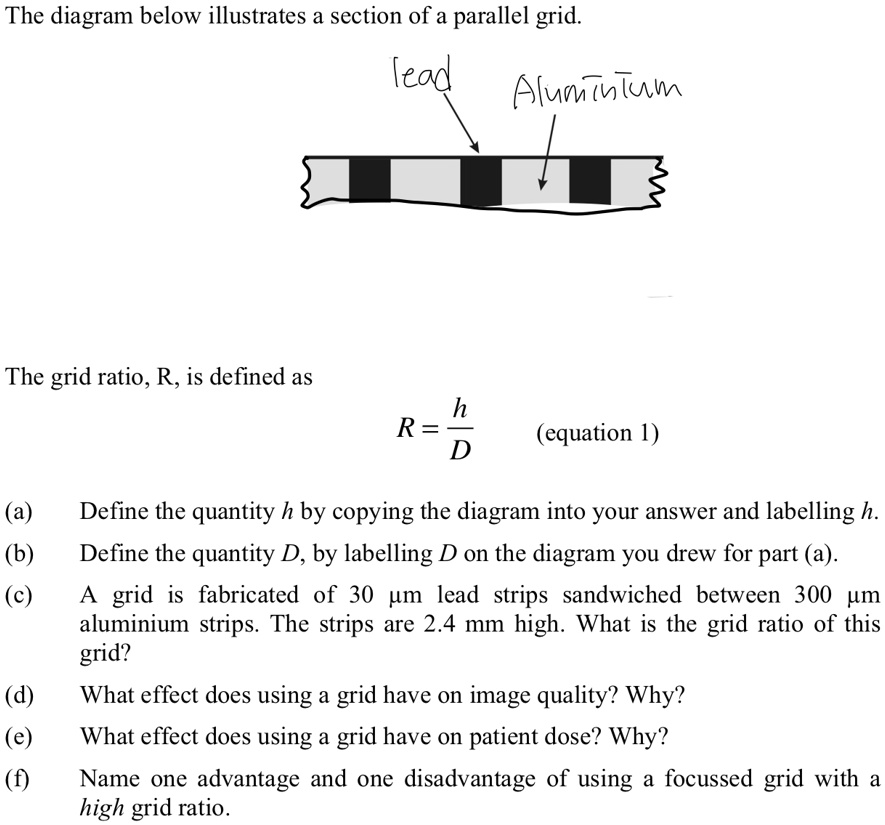The diagram below illustrates a section of a parallel grid. lead ...