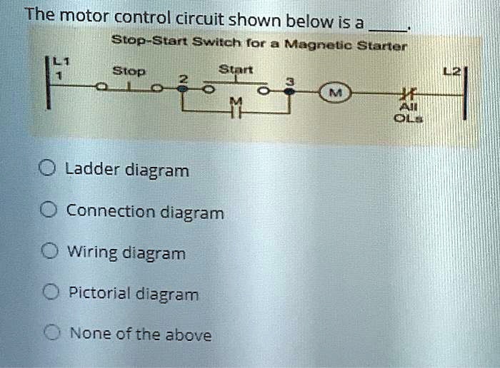 Start Stop Motor Control Diagram