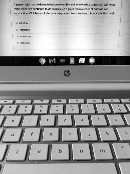 SOLVED: A person who has no desire to become wealthy and who works at a ...