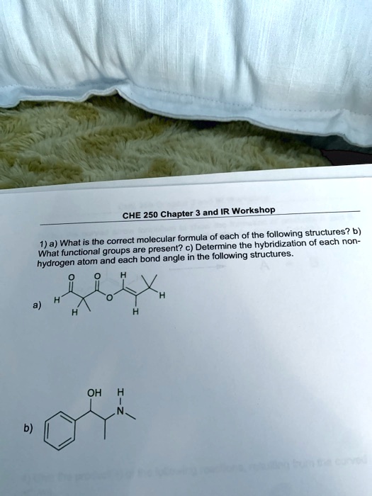 VIDEO solution: CHE 250 Chapter and IR Workshop: Molecular Formula and ...