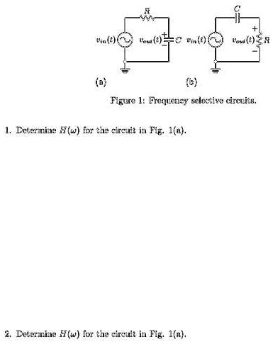 SOLVED: For Both Fig A and Fig B (a) Figure 1: Frequency selective ...