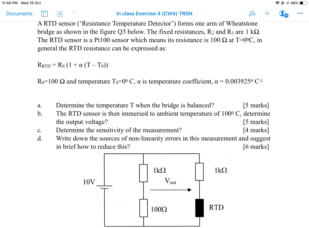 1146 pm wed 16 oct 48 documents in class exercise 4 cw4 trsn q a rtd sensor resistance ...