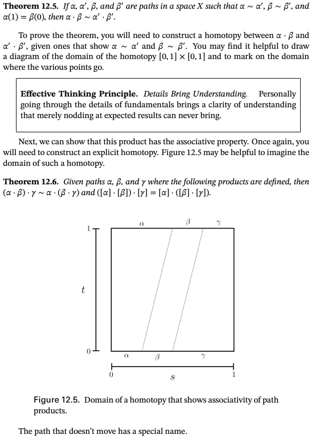 SOLVED:Theorem 12.5 If &, &' , B, and 8 are paths in space X such that ...